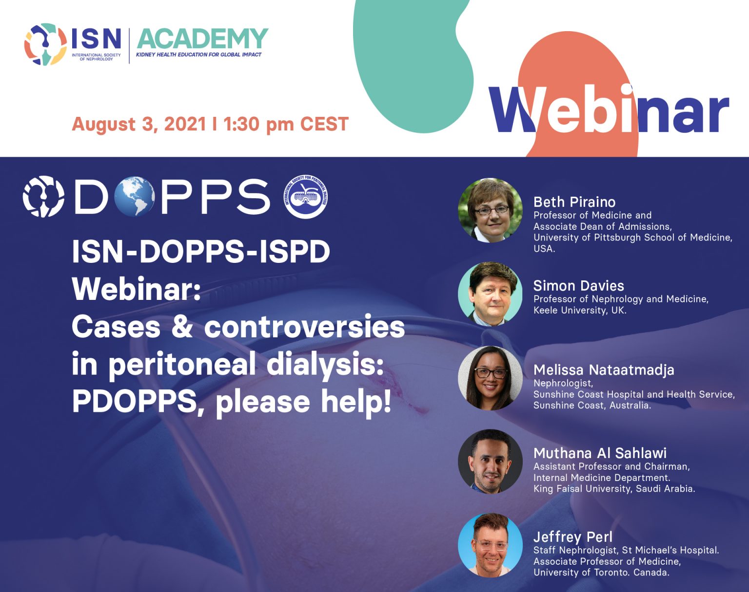ISN-DOPPS-ISPD Webinar: Cases and controversies in peritoneal dialysis ...