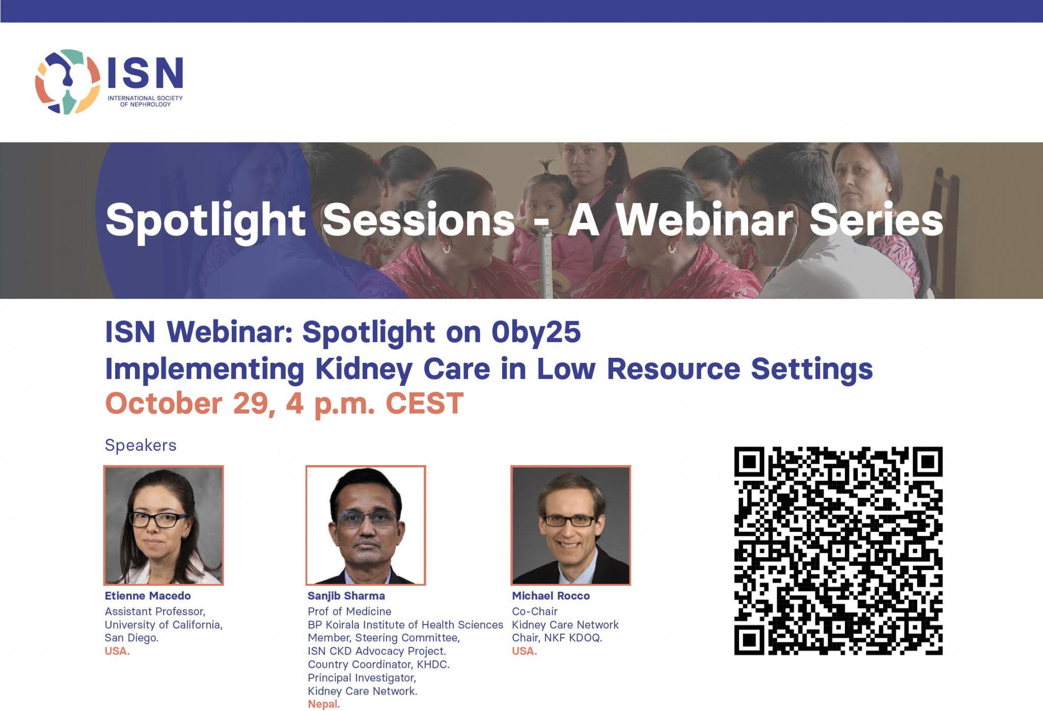 ISN Webinar: Spotlight on 0by25: Implementing kidney care in low ...