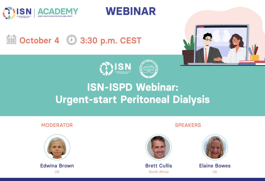 ISN-ISPD Webinar: Urgent-start Peritoneal Dialysis - International ...