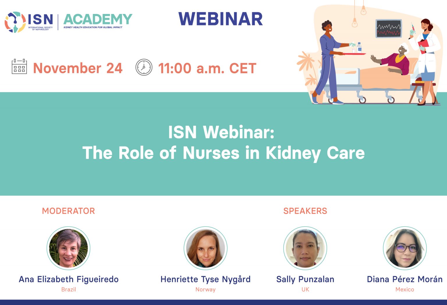 ISN Webinar: The Role of Nurses in Kidney Care - International Society ...