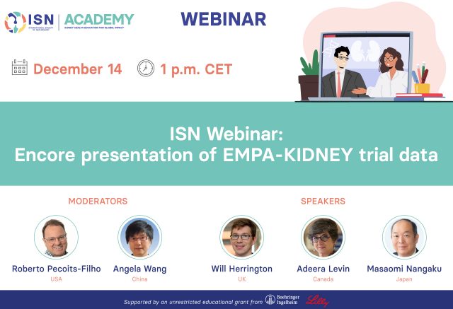 ISN Webinar: Encore presentation of EMPA-KIDNEY trial data ...
